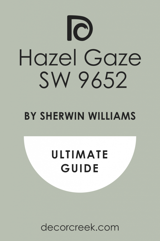Hazel Gaze SW 9652 Paint Color by Sherwin Williams - DecorCreek