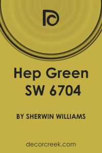 Hep Green SW 6704 Paint Color by Sherwin Williams - DecorCreek