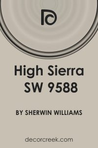High Sierra SW 9588 Paint Color by Sherwin Williams - DecorCreek