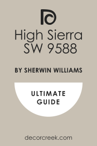 High Sierra SW 9588 Paint Color by Sherwin Williams - DecorCreek