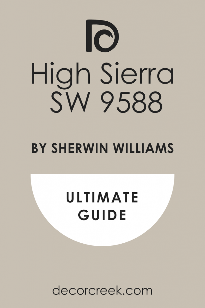 High Sierra SW 9588 Paint Color by Sherwin Williams - DecorCreek