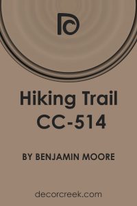 Hiking Trail CC-514 Paint Color by Benjamin Moore - DecorCreek