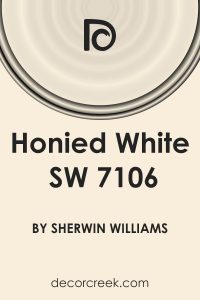 Honied White SW 7106 Paint Color by Sherwin Williams - DecorCreek