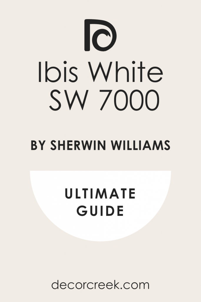 Ibis White SW 7000 Paint Color by Sherwin Williams - DecorCreek