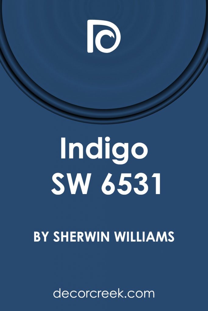 Indigo SW 6531 Paint Color by Sherwin Williams - DecorCreek