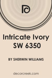 Intricate Ivory SW 6350 Paint Color by Sherwin Williams - DecorCreek