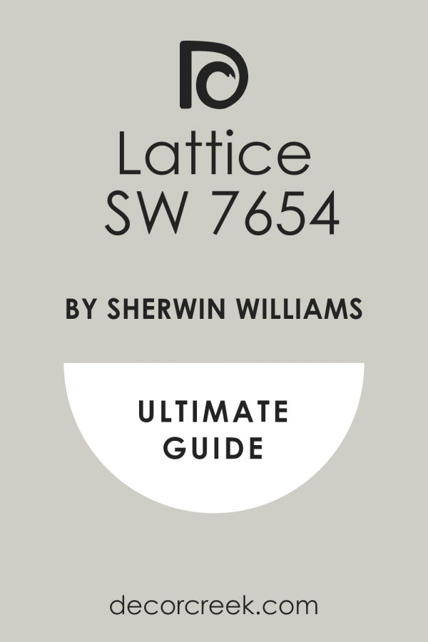 Lattice SW 7654 Paint Color by Sherwin Williams - DecorCreek