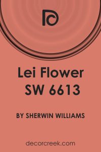 Lei Flower SW 6613 Paint Color by Sherwin Williams - DecorCreek