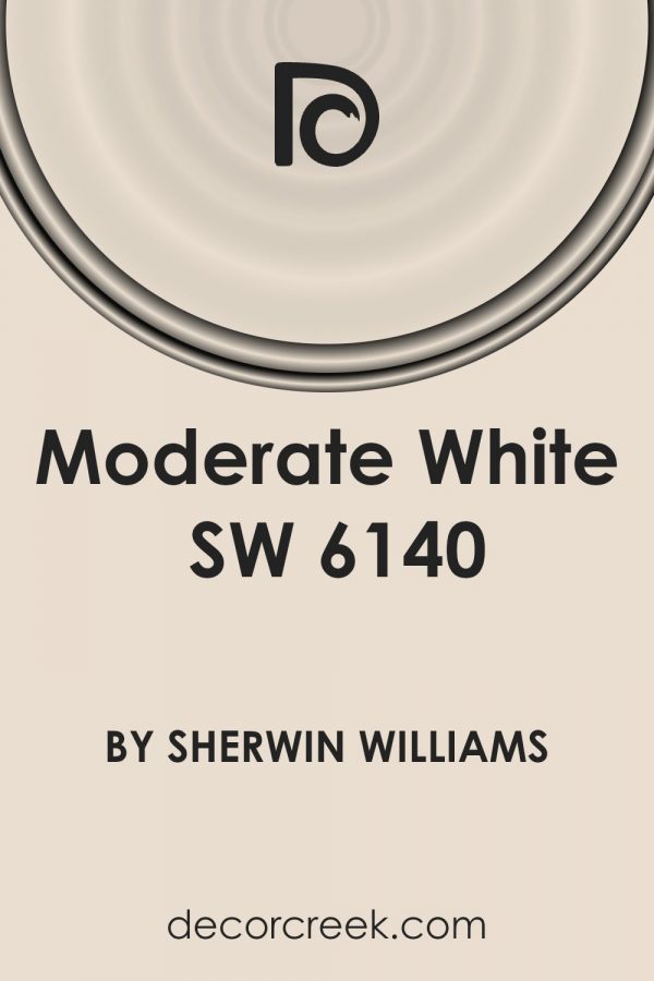 Moderate White SW 6140 Paint Color by Sherwin Williams - DecorCreek