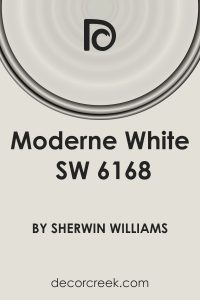 Moderne White SW 6168 Paint Color by Sherwin Williams - DecorCreek