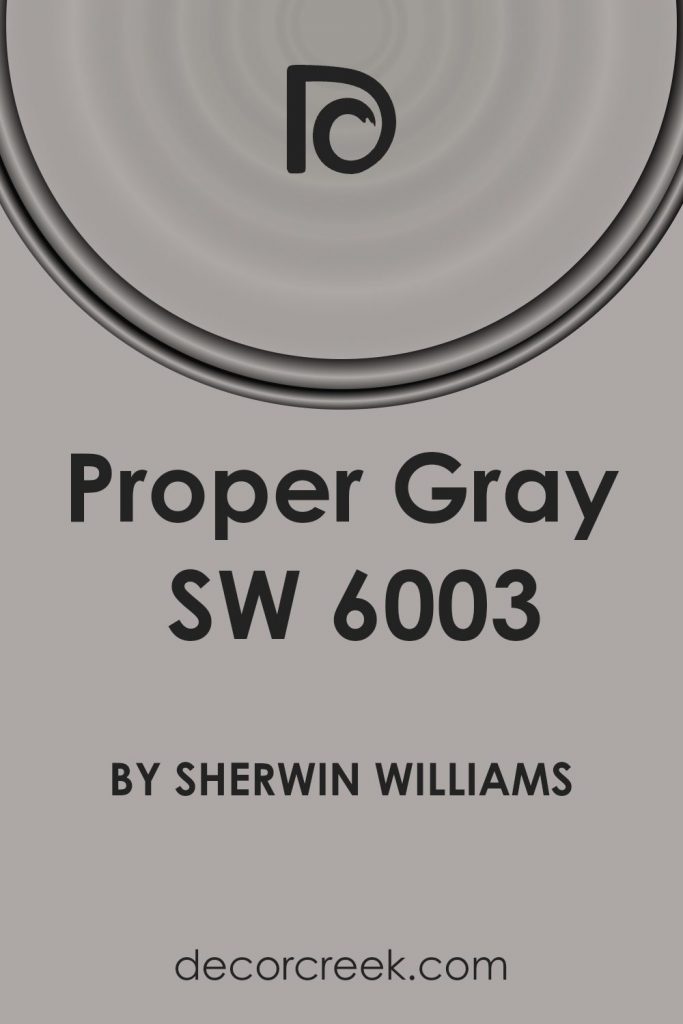 Proper Gray SW 6003 Paint Color by Sherwin Williams - DecorCreek