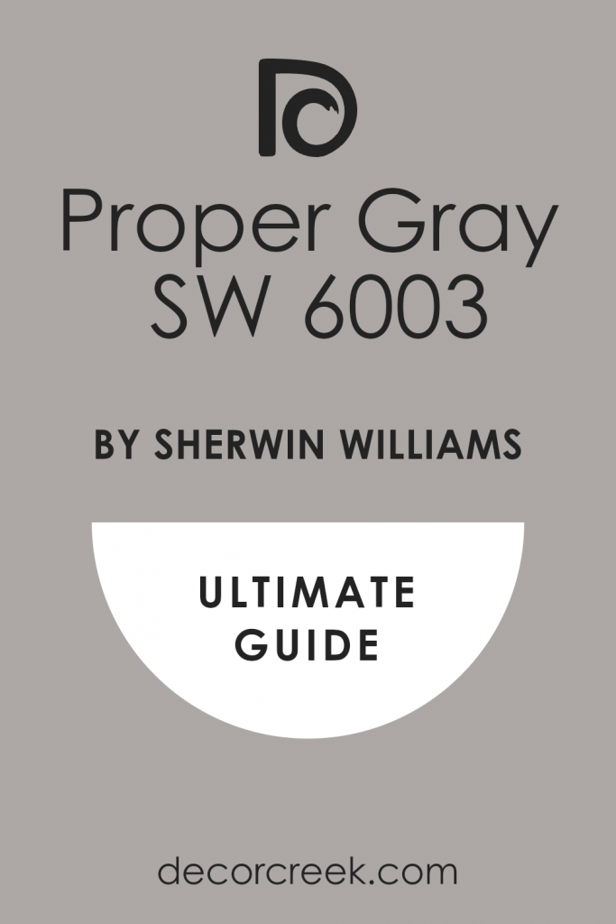 Proper Gray SW 6003 Paint Color by Sherwin Williams - DecorCreek