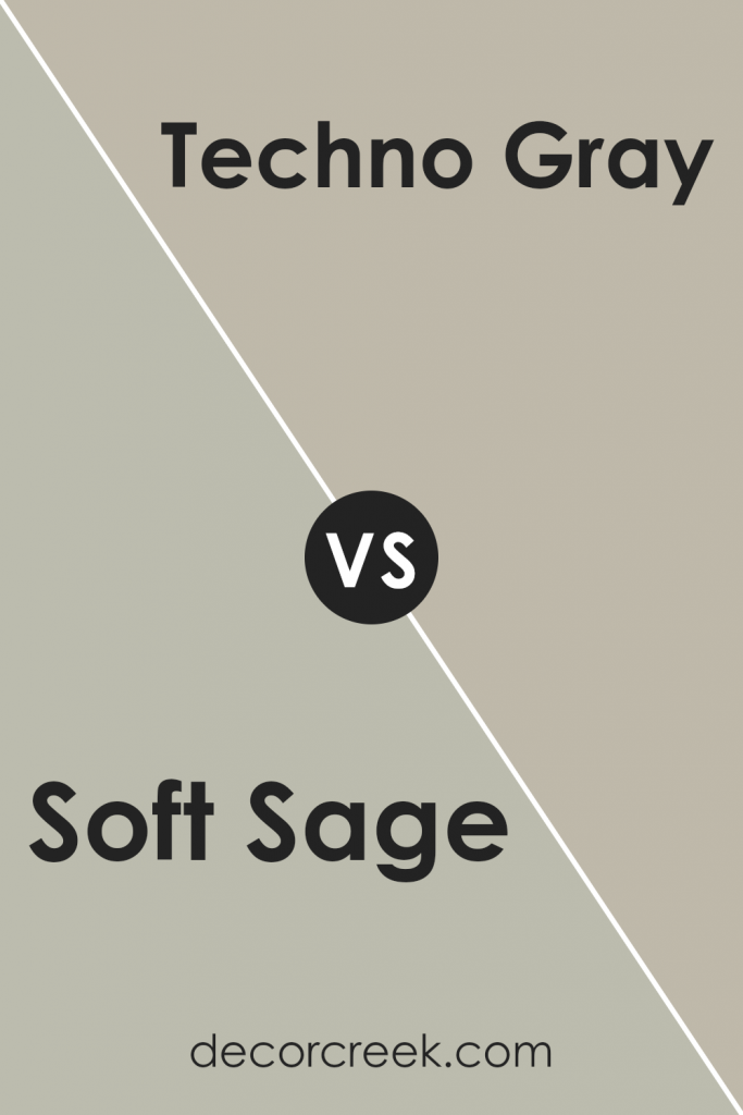 Soft Sage SW 9647 Paint Color by Sherwin Williams - DecorCreek