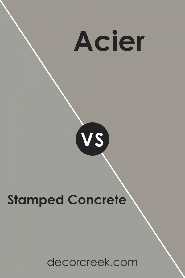 Stamped Concrete SW 7655 Paint Color by Sherwin Williams - DecorCreek