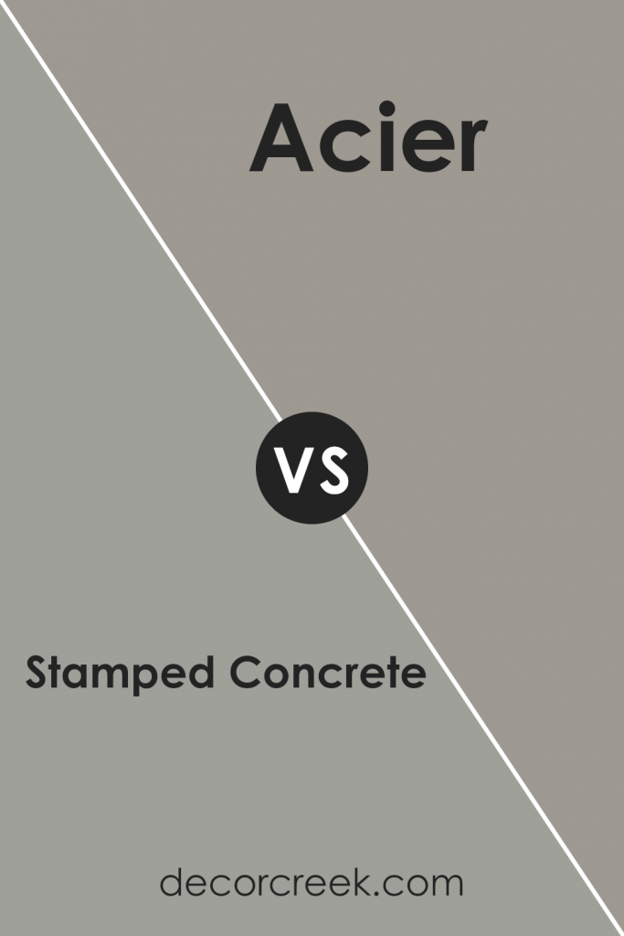 Stamped Concrete SW 7655 Paint Color by Sherwin Williams - DecorCreek