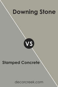 Stamped Concrete SW 7655 Paint Color by Sherwin Williams - DecorCreek