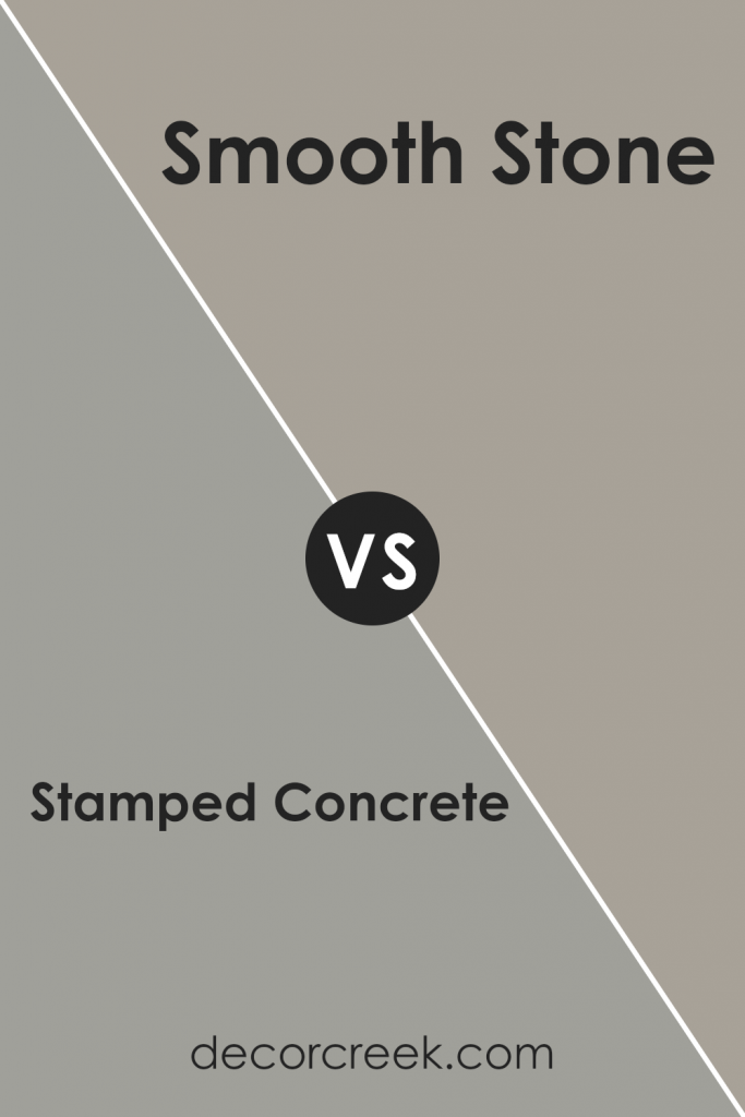 Stamped Concrete SW 7655 Paint Color by Sherwin Williams - DecorCreek