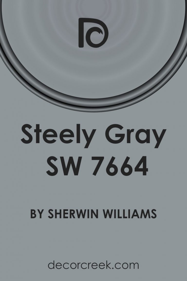 Steely Gray SW 7664 Paint Color by Sherwin Williams - DecorCreek