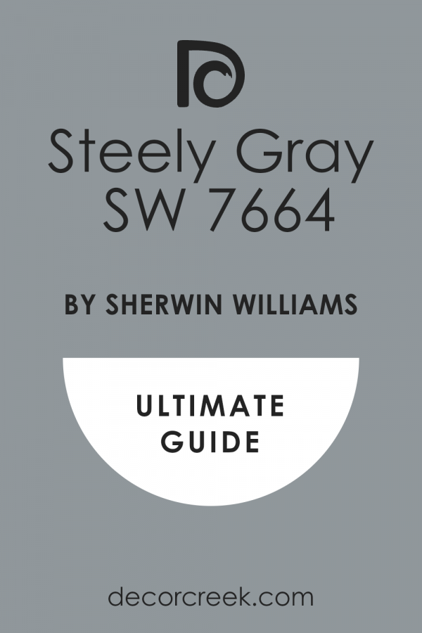 Steely Gray SW 7664 Paint Color by Sherwin Williams - DecorCreek