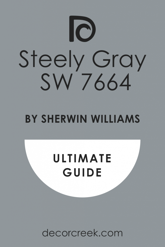 Steely Gray SW 7664 Paint Color by Sherwin Williams - DecorCreek