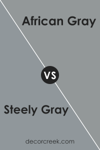 Steely Gray SW 7664 Paint Color by Sherwin Williams - DecorCreek