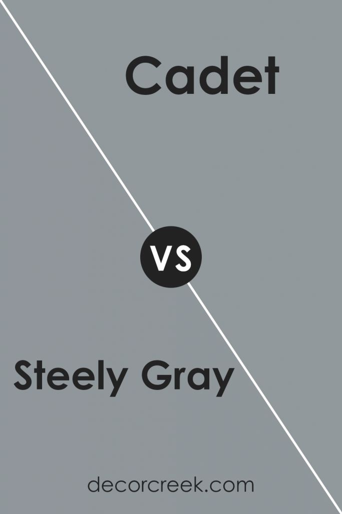 Steely Gray SW 7664 Paint Color by Sherwin Williams - DecorCreek