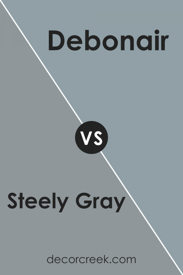 Steely Gray SW 7664 Paint Color by Sherwin Williams - DecorCreek