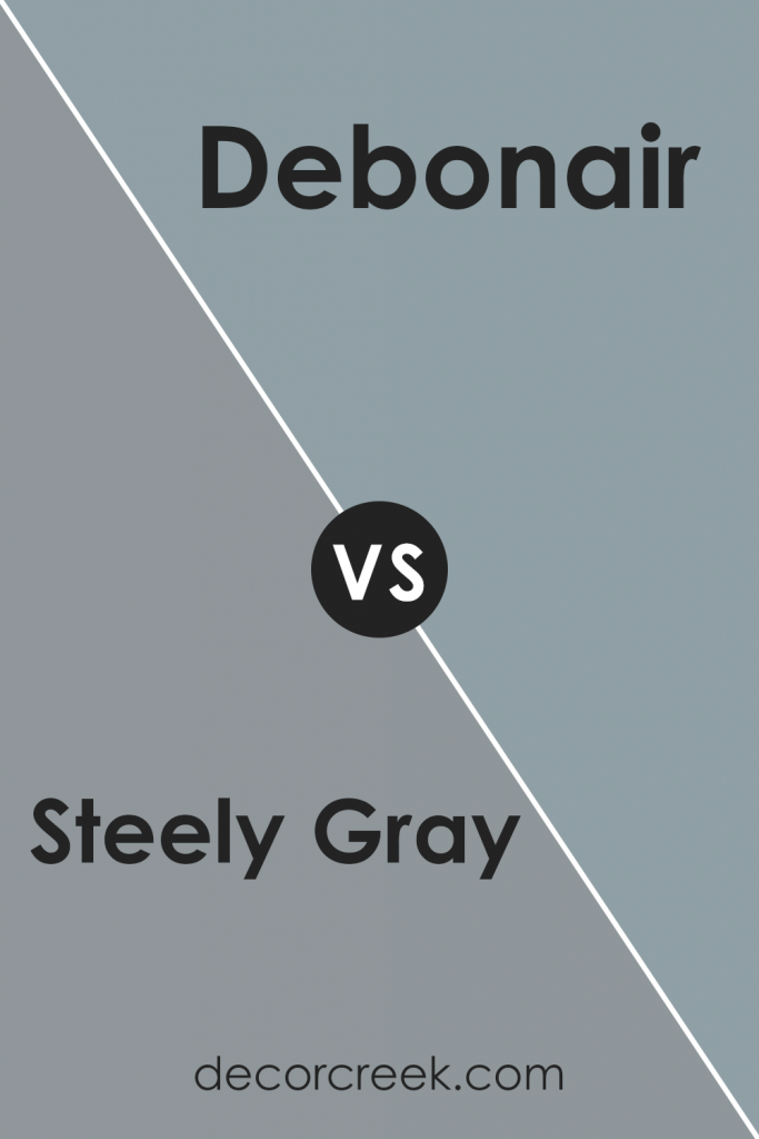 Steely Gray SW 7664 Paint Color by Sherwin Williams - DecorCreek