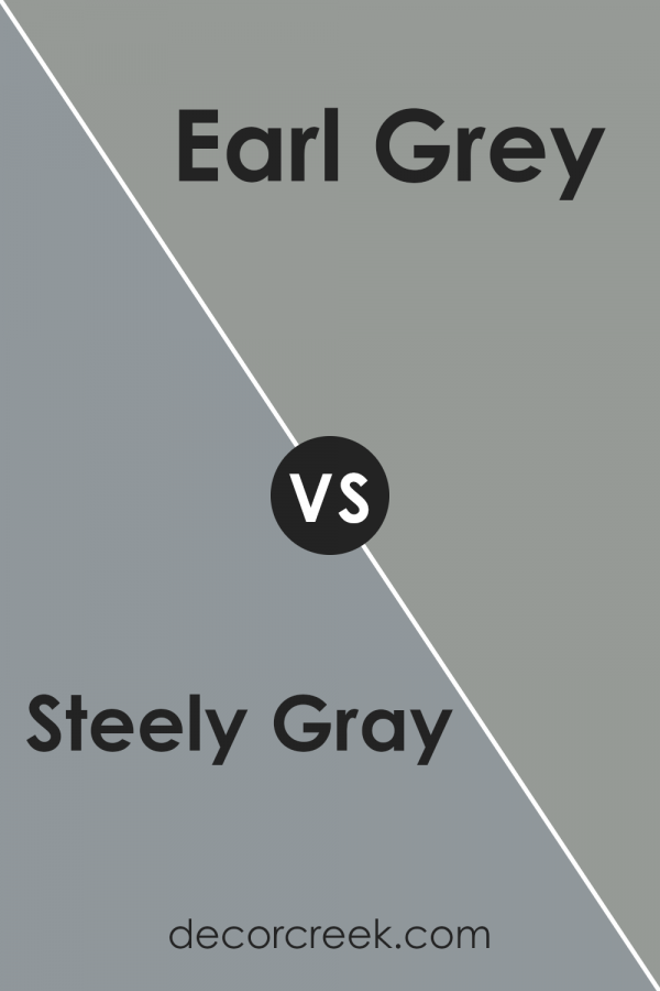 Steely Gray SW 7664 Paint Color by Sherwin Williams - DecorCreek