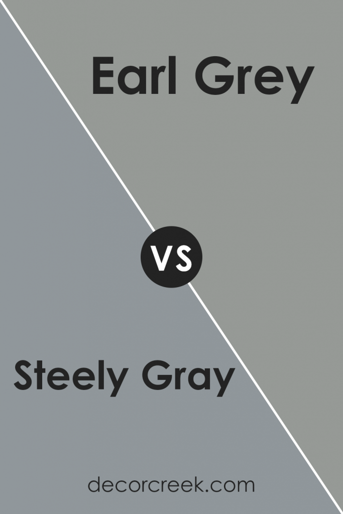 Steely Gray SW 7664 Paint Color by Sherwin Williams - DecorCreek