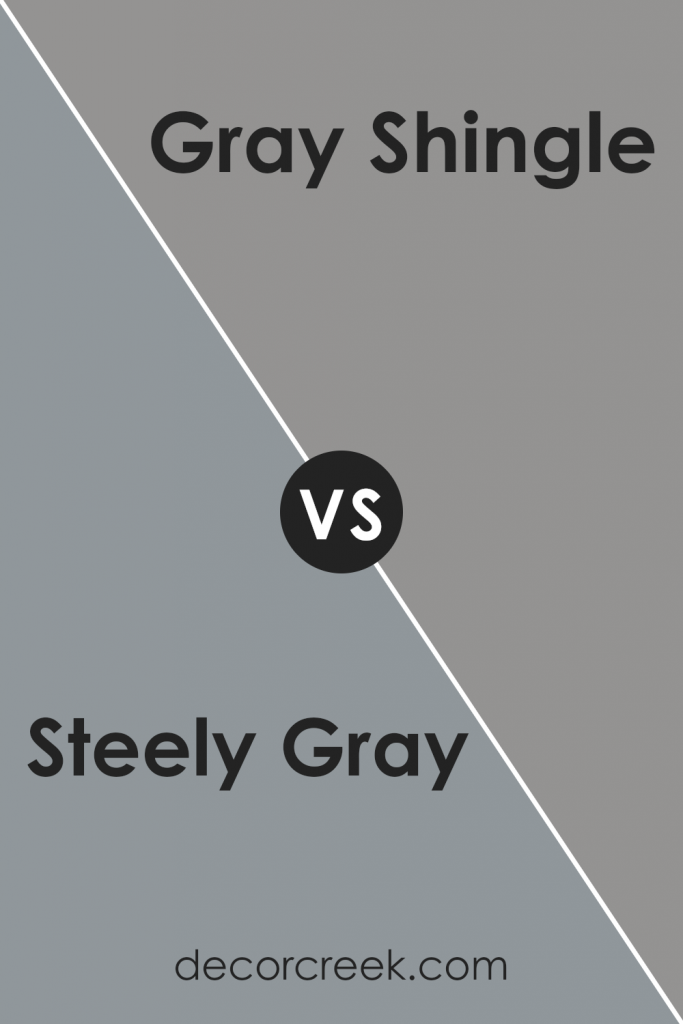 Steely Gray SW 7664 Paint Color by Sherwin Williams - DecorCreek
