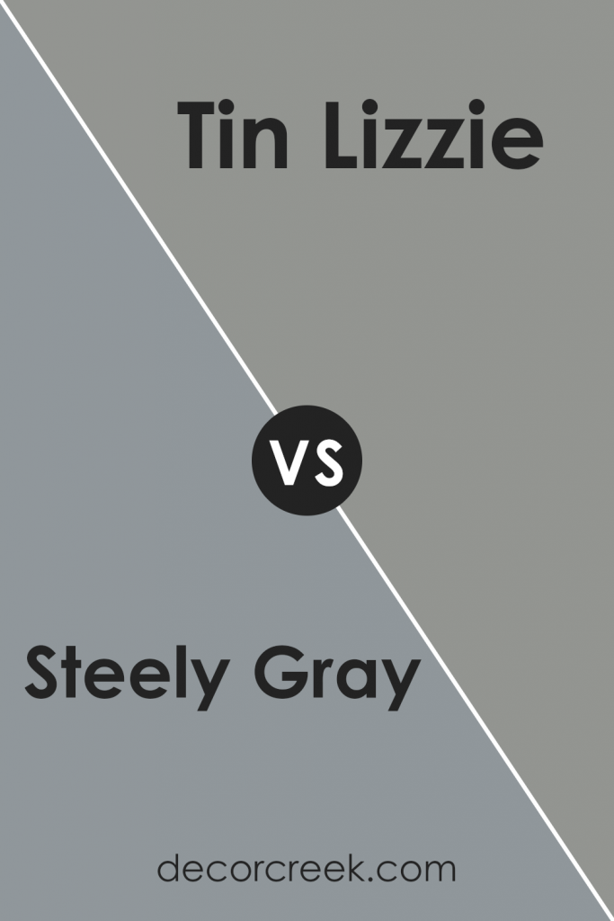 Steely Gray SW 7664 Paint Color by Sherwin Williams - DecorCreek