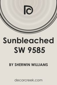 Sunbleached SW 9585 Paint Color by Sherwin Williams - DecorCreek