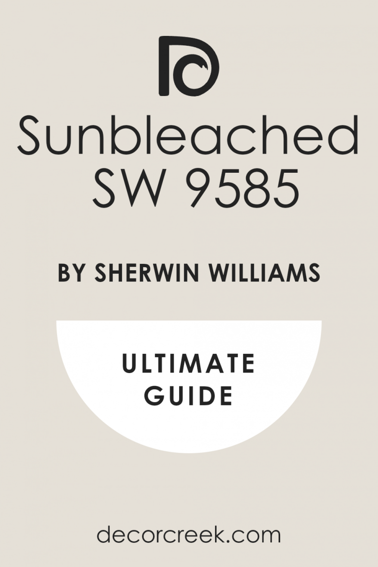 Sunbleached SW 9585 Paint Color by Sherwin Williams - DecorCreek