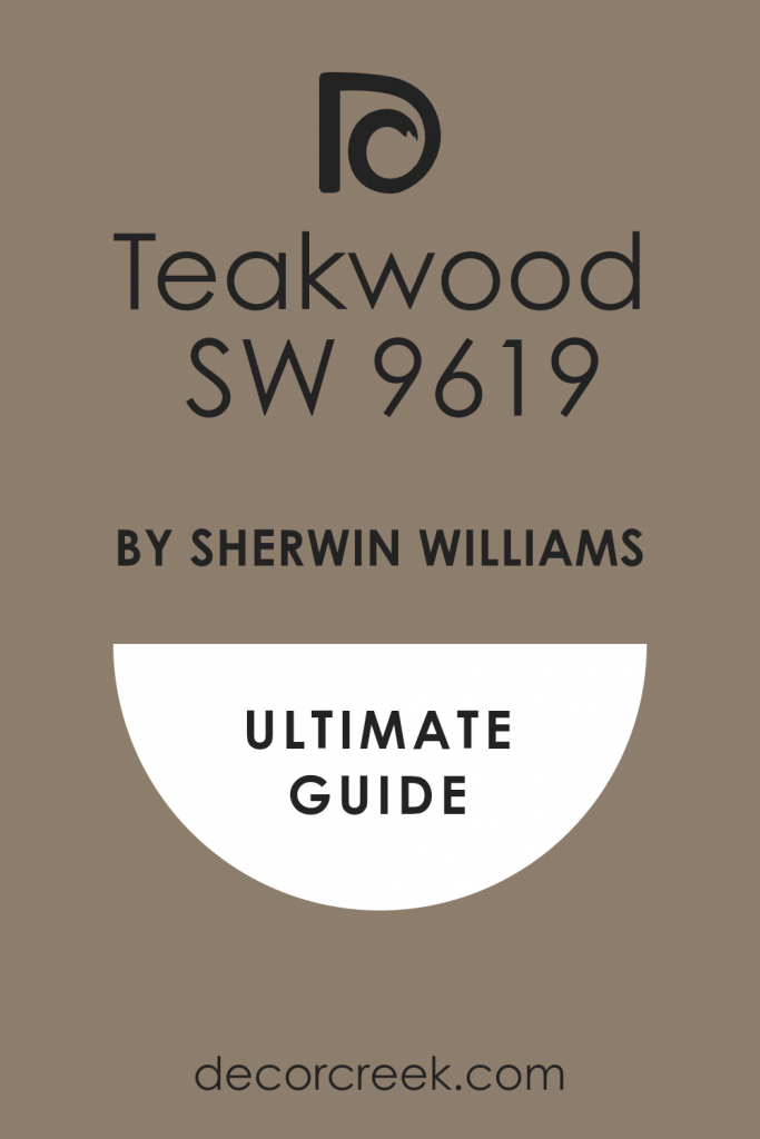Teakwood SW 9619 Paint Color by Sherwin Williams - DecorCreek