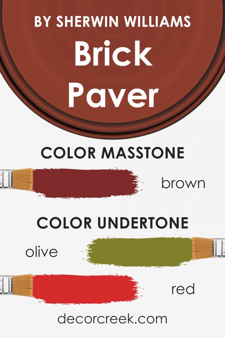 Brick Paver SW 7599 Paint Color by Sherwin Williams - DecorCreek
