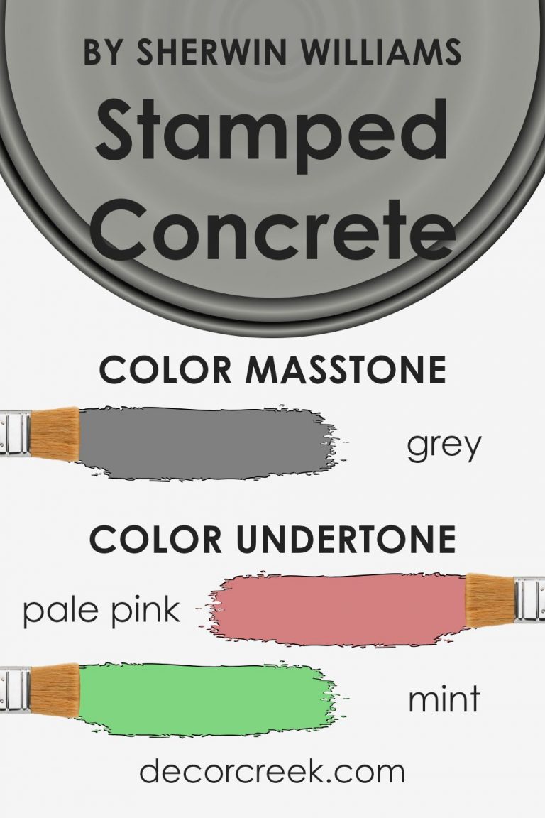 Stamped Concrete SW 7655 Paint Color by Sherwin Williams - DecorCreek