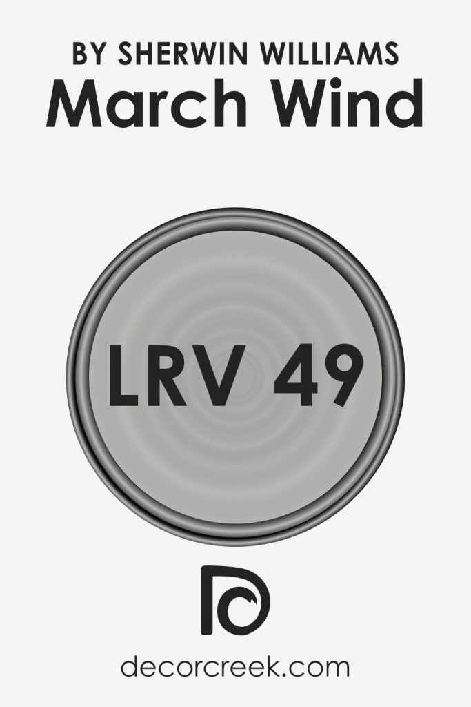 March Wind SW 7668 Paint Color by Sherwin Williams - DecorCreek