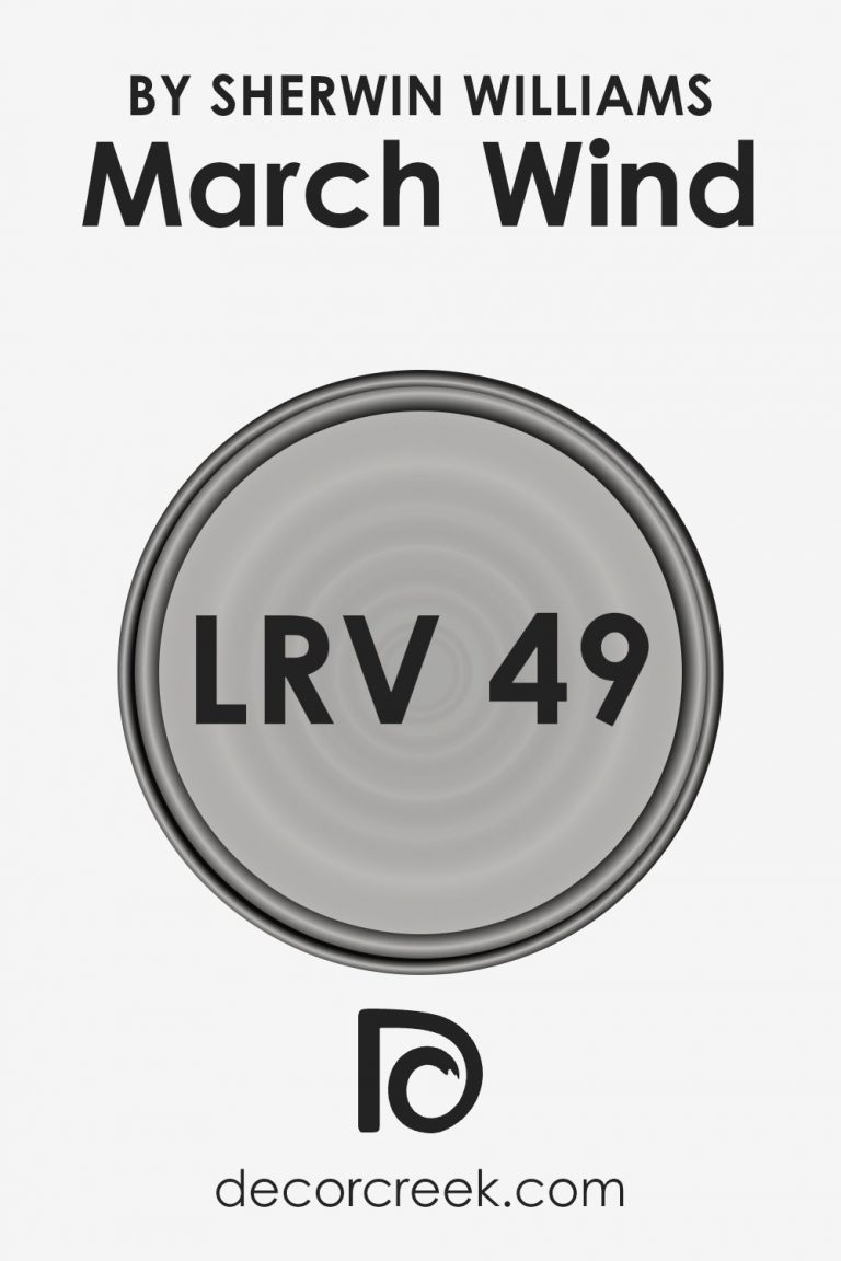 March Wind SW 7668 Paint Color by Sherwin Williams - DecorCreek