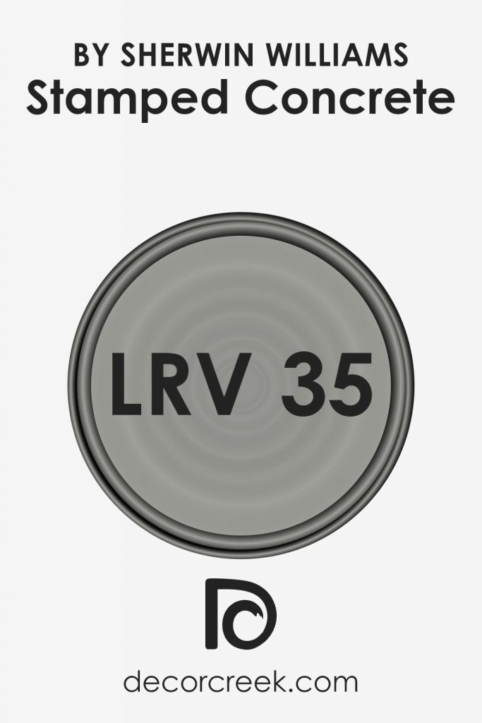 Stamped Concrete SW 7655 Paint Color by Sherwin Williams - DecorCreek