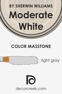 Moderate White SW 6140 Paint Color by Sherwin Williams - DecorCreek