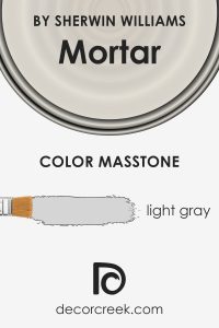 Mortar SW 9584 Paint Color by Sherwin Williams - DecorCreek