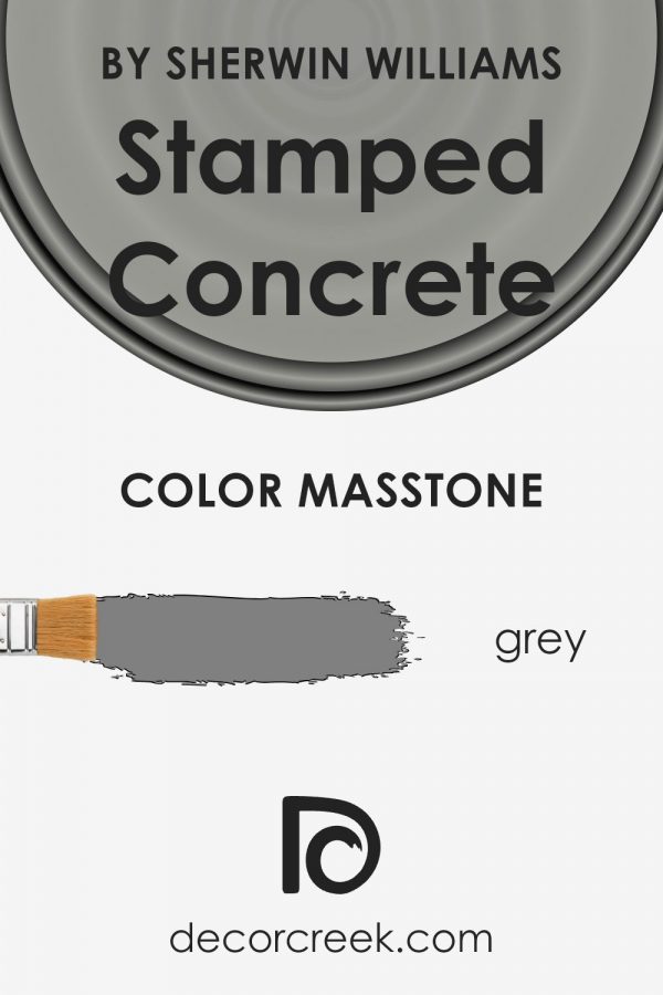 Stamped Concrete SW 7655 Paint Color by Sherwin Williams - DecorCreek