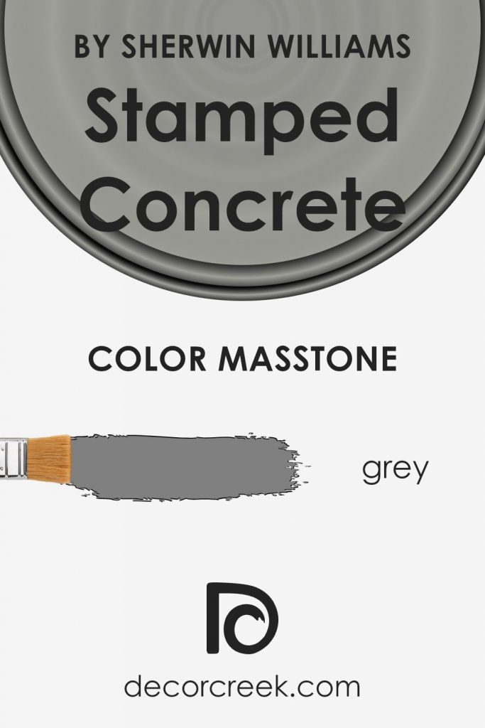 Stamped Concrete SW 7655 Paint Color by Sherwin Williams - DecorCreek