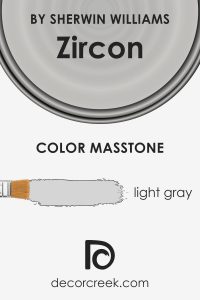 Zircon SW 7667 Paint Color by Sherwin Williams - DecorCreek
