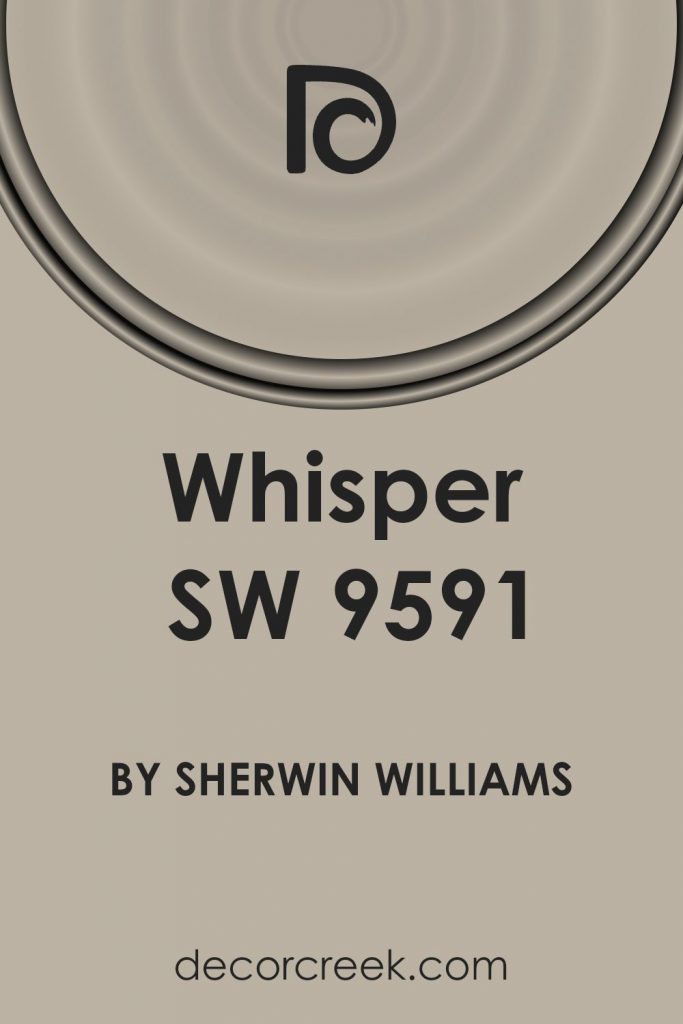 Whisper SW 9591 Paint Color by Sherwin Williams - DecorCreek