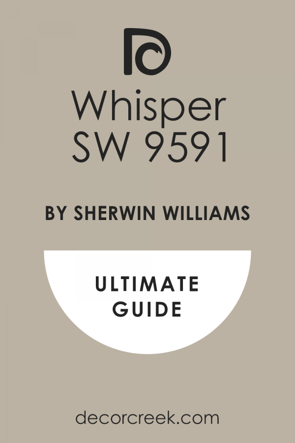 Whisper SW 9591 Paint Color by Sherwin Williams - DecorCreek