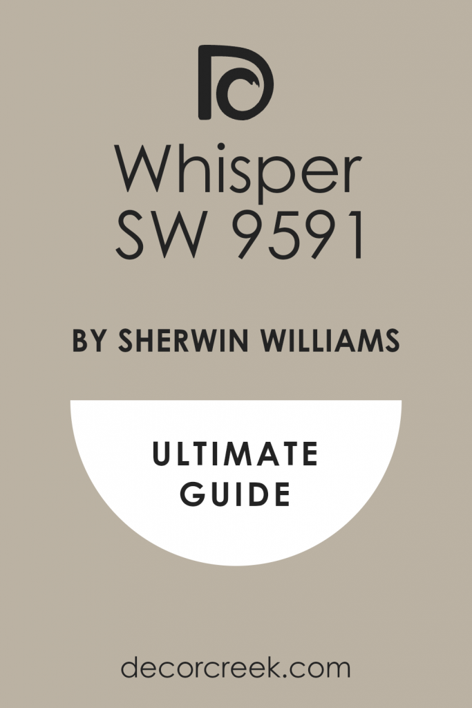 Whisper SW 9591 Paint Color by Sherwin Williams - DecorCreek