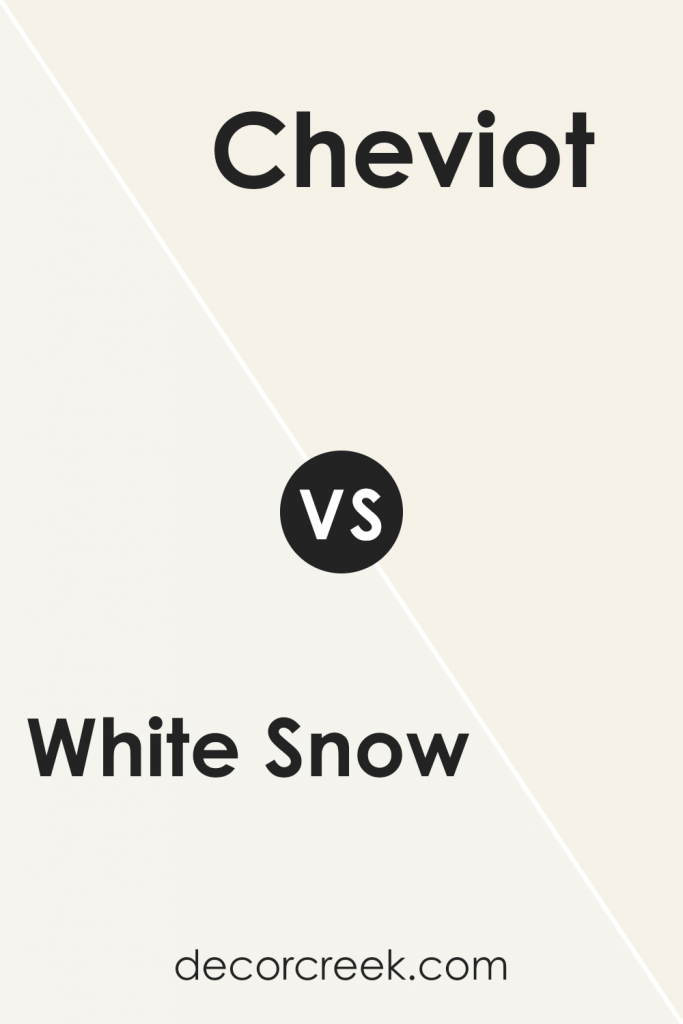 White Snow SW 9541 Paint Color by Sherwin Williams - DecorCreek