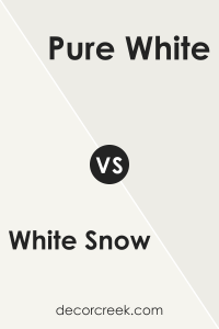 White Snow SW 9541 Paint Color by Sherwin Williams - DecorCreek